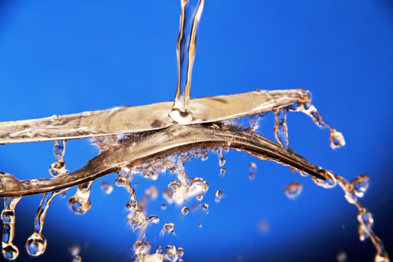 Cutlery Under Running Water. Stock Image - Image of drop, ware: 30818567