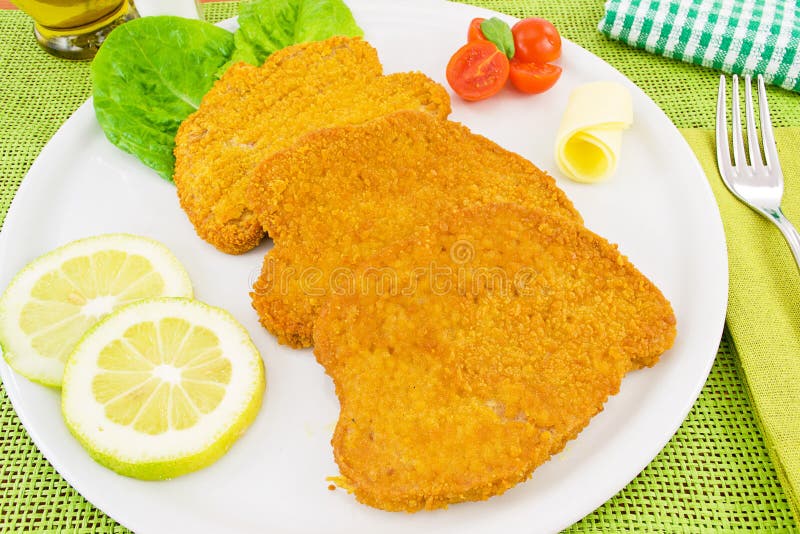 Cutlet stock image. Image of cheese, recipe, pork, cutlet - 24758147