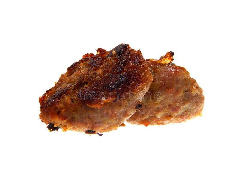 Cutlet Isolated on White Background Stock Image - Image of isolated ...