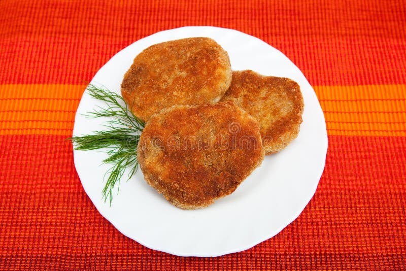 Cutlets stock photo. Image of bean, fishcake, baked, meat - 15538474