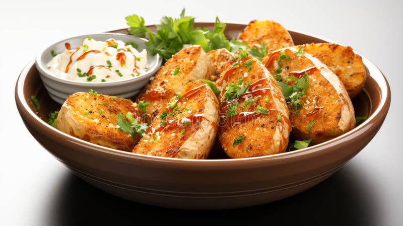 Cutlets in a Bowl Isolated on White Stock Photo - Image of tasty, white ...