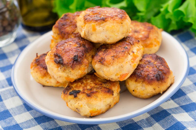 Cutlets stock image. Image of closeup, cuisine, chicken - 44263327