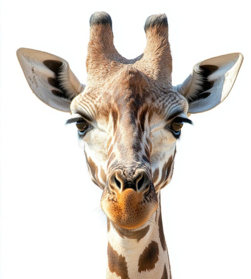 Giraffe Front View Cutout Stock Photos - Free & Royalty-Free Stock ...