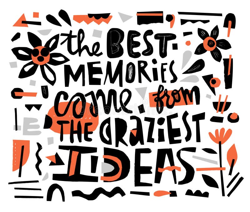 Cutout Paper Quote stock vector. Illustration of scrapbook - 122820435