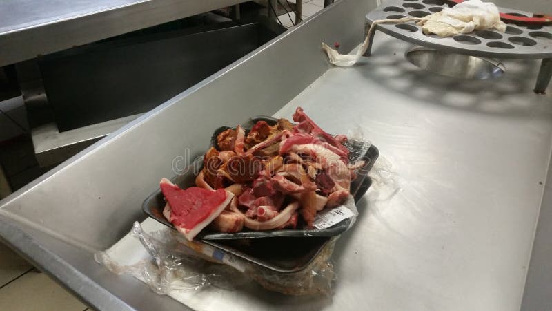 Cuts of meat wasted stock photo. Image of fish, produce - 188989216