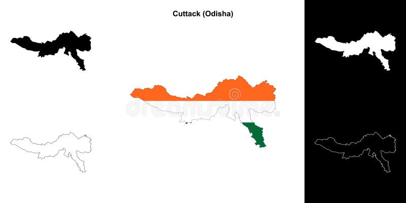 Cuttack Outline Stock Illustrations – 9 Cuttack Outline Stock ...