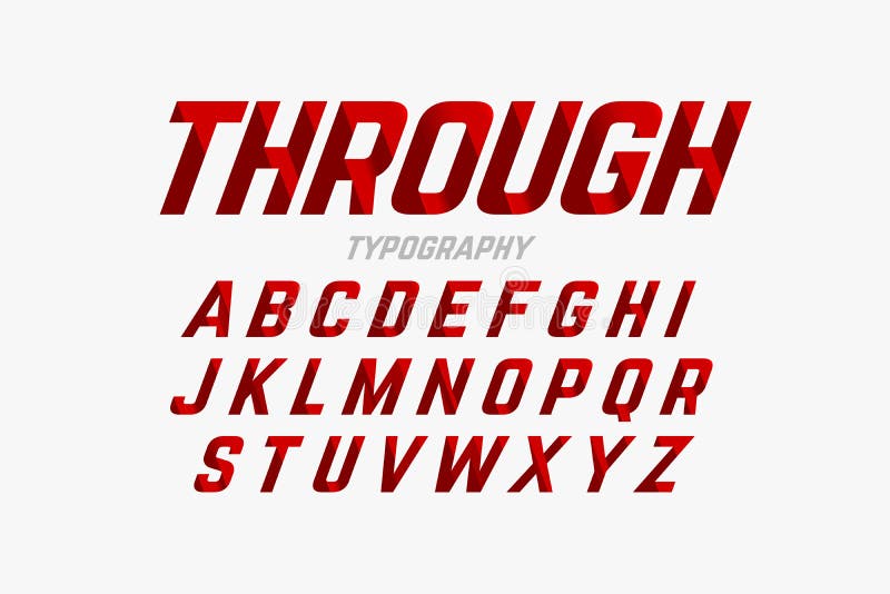 Cutted font stock vector. Illustration of alphabet, poster - 113746208