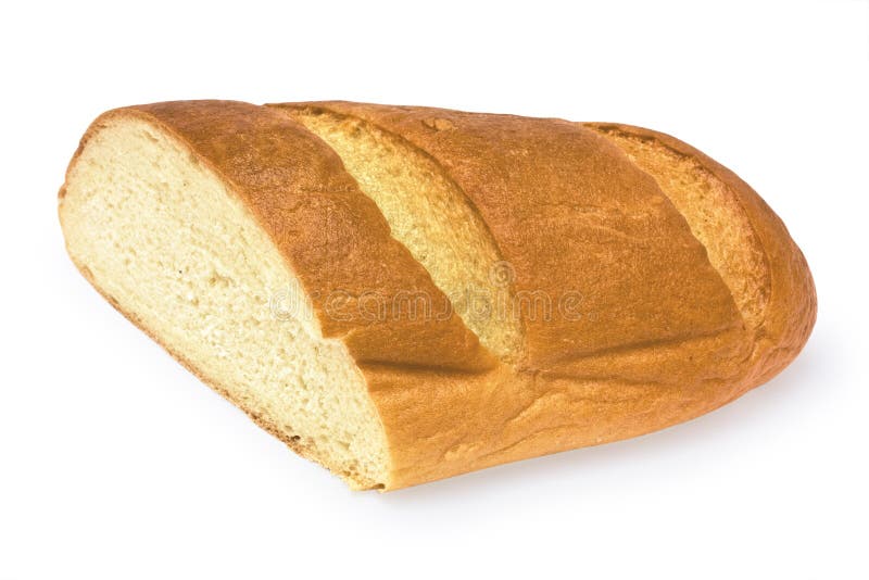 Cutted long loaf stock image. Image of healthy, abundance - 17370307
