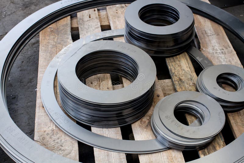 Cutted metal stock image. Image of circle, production - 71201013