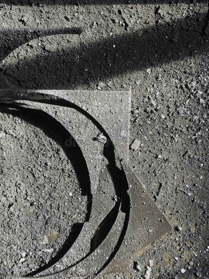 Cutted Steel Plate Plenty of Rough Dust and Stain Stock Photo - Image ...