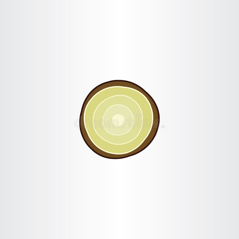 Cutted Tree Wood Clip Art Vector Icon Sign Stock Vector - Illustration ...