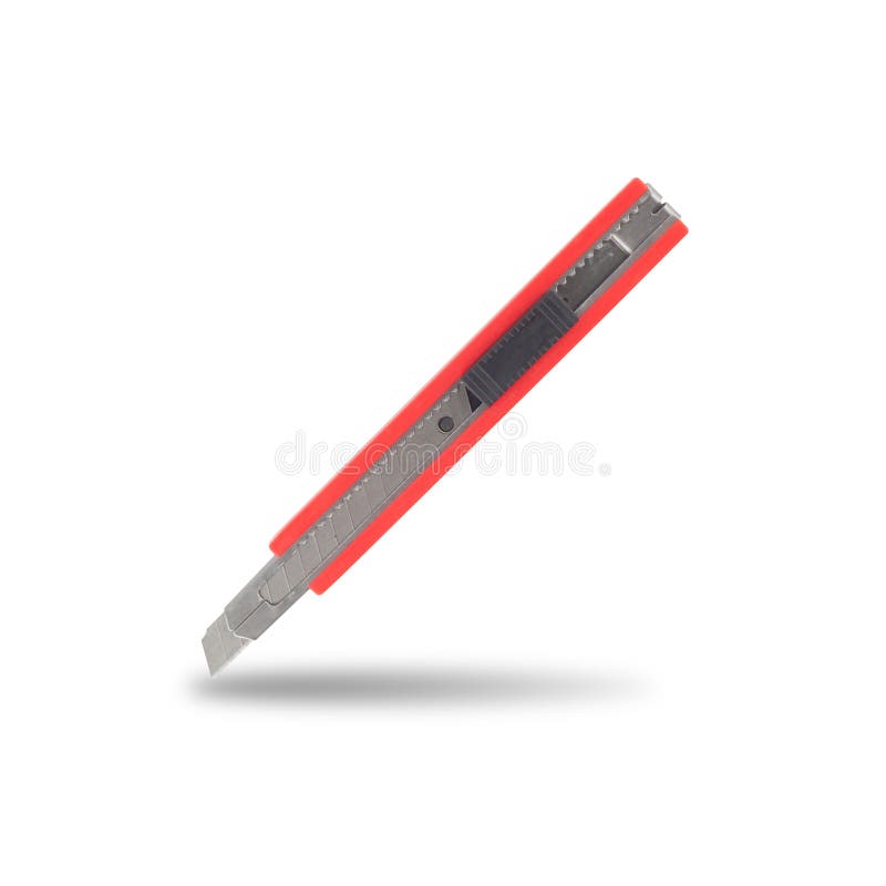 Cutter Blade Isolated for School or Office Tools on White Background ...