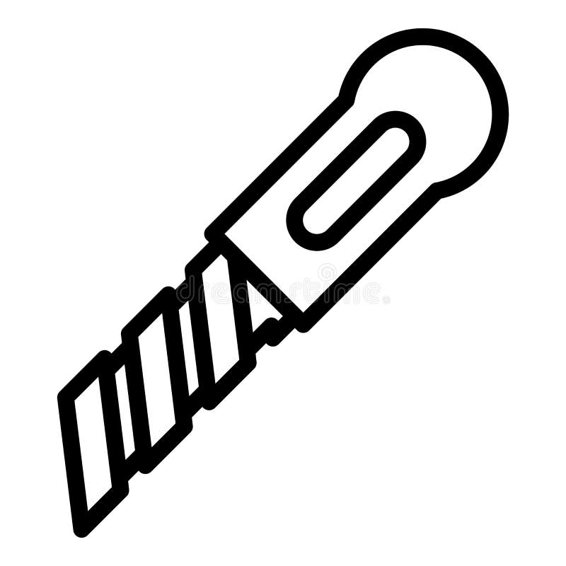 Paper Cutter Icon, Outline Style Stock Vector - Illustration of crop ... Paper Cutter Icon, Outline Style Stock Vector - Illustration of crop ...