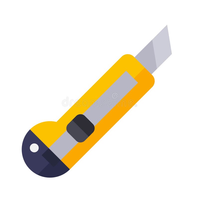 Cutter Flat Clipart Vector Illustration Stock Vector - Illustration of ...