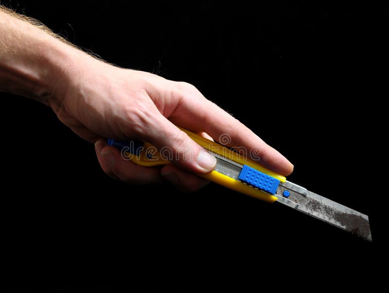 Cutter and a Hand stock image. Image of iron, cutter - 243448157