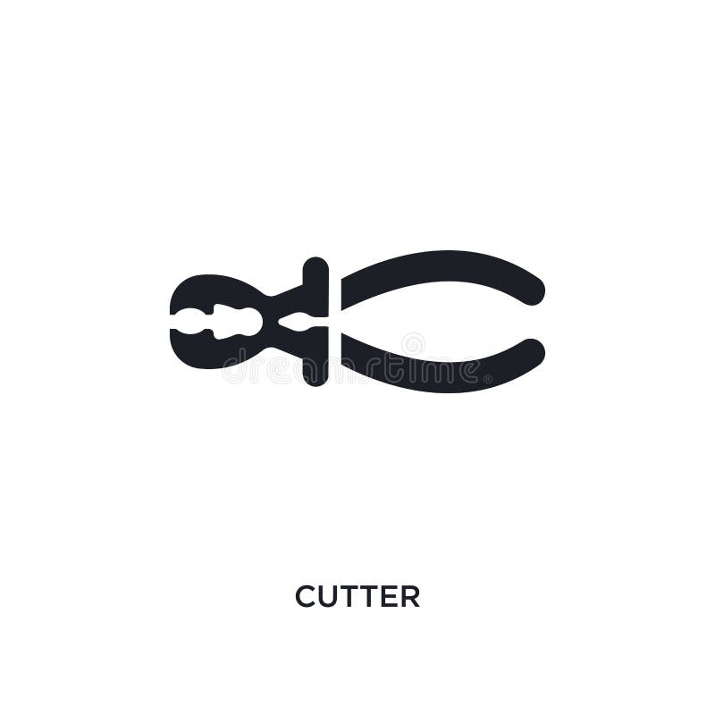 Cutter Isolated Icon. Simple Element Illustration from Electrian ... Cutter Isolated Icon. Simple Element Illustration from Electrian ...