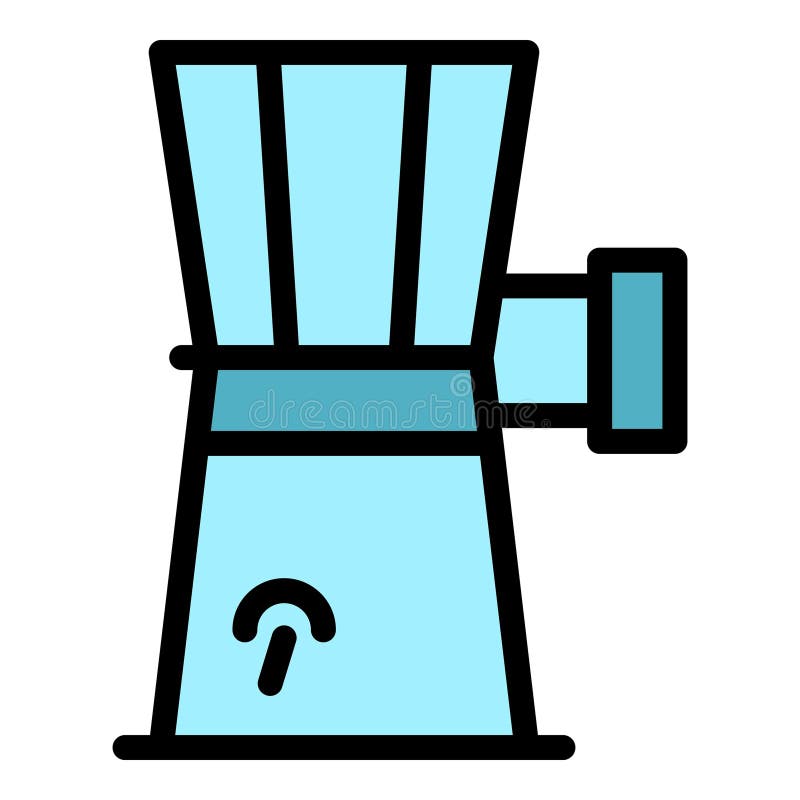 Cutter Machine Food Icon Vector Flat Stock Vector - Illustration of ...