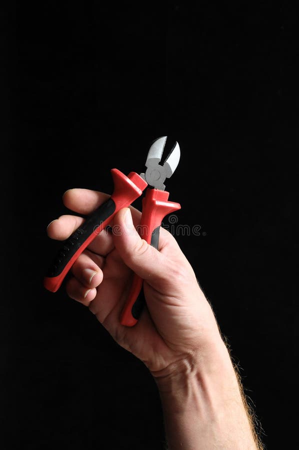 Cutter Pliers stock photo. Image of hand, worker, equipment - 34971174