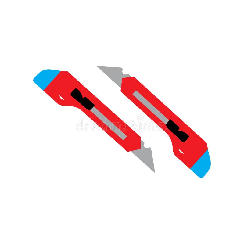 Cutter vector design logo stock vector. Illustration of isolated ...