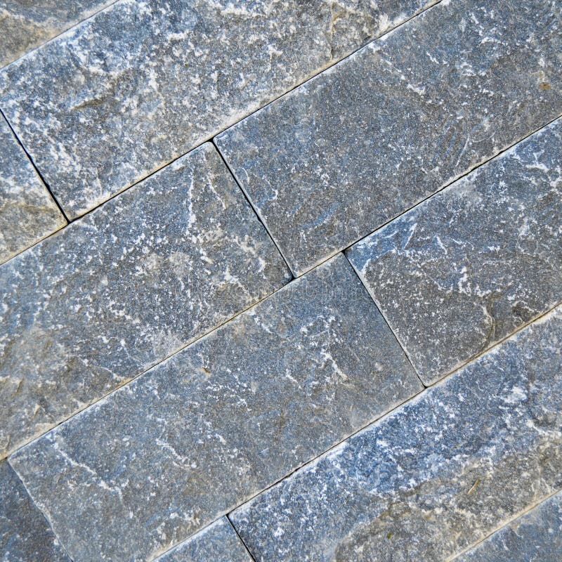 Cutting Blue Marble Wall, Lined Up, Detail. Stock Photo - Image of gold ...