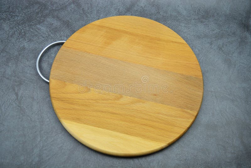 Cutting Board for Cooking. Nice Wood Board Stock Image - Image of metal ...