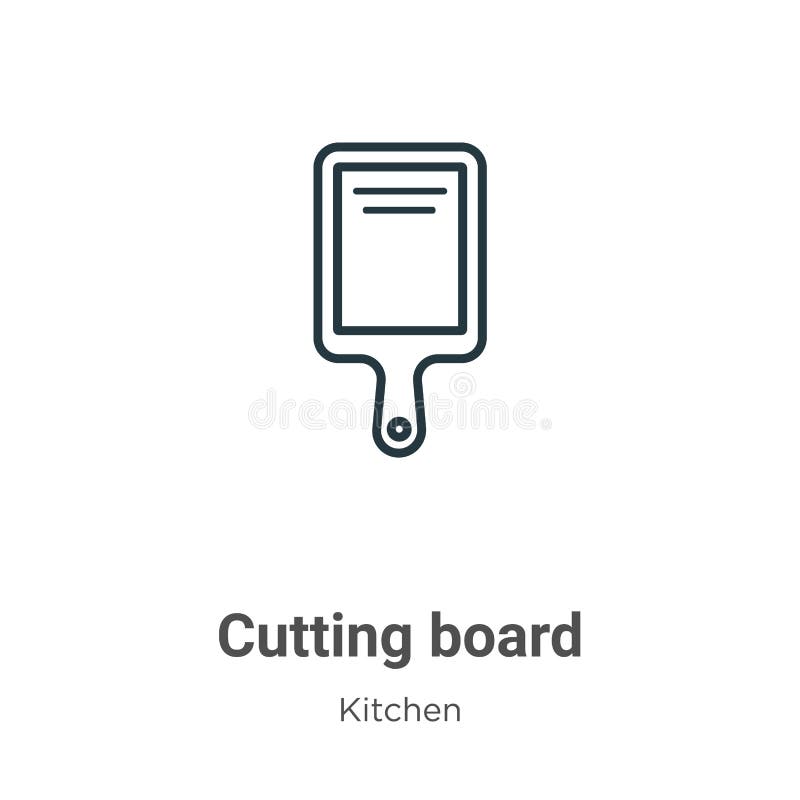 Cutting Board Outline Stock Illustrations – 5,723 Cutting Board Outline ...