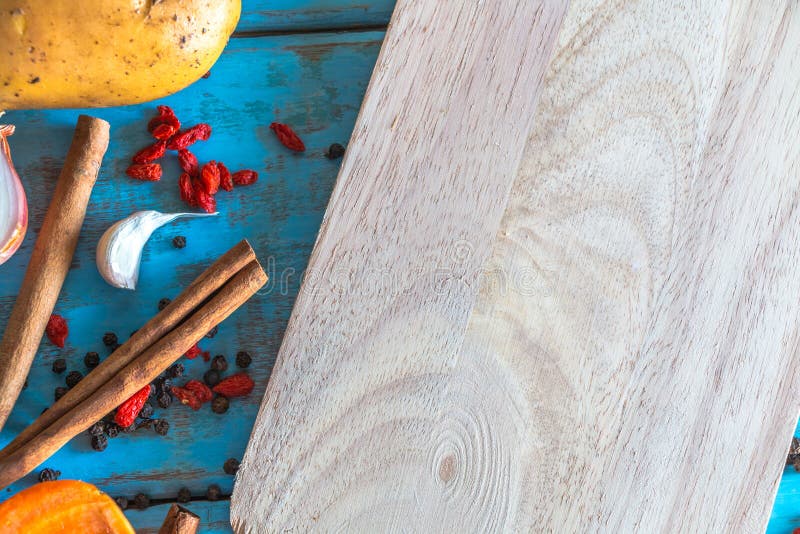 Cutting boards ingredients stock photo. Image of tomato - 78293342