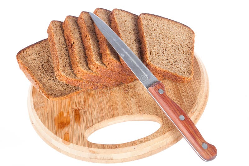 Cutting bread stock image. Image of knife, carbohydrates - 28772471