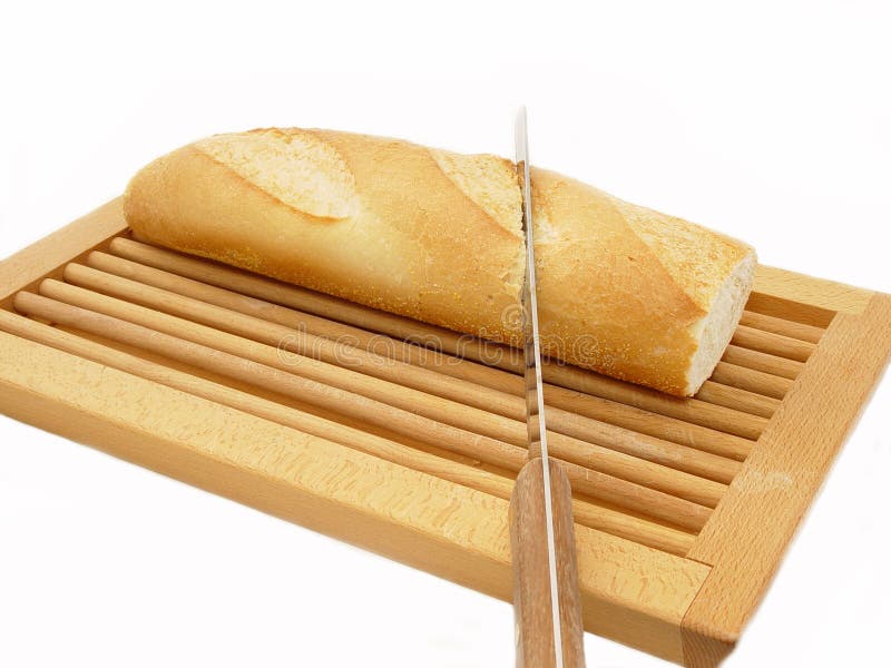Cutting Bread stock photo. Image of food, shape, sharp - 666214