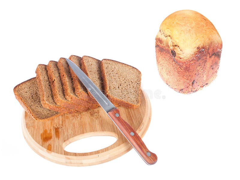 Cutting bread stock photo. Image of knife, white, slice - 45702912