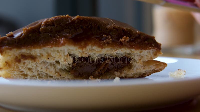 Cutting Brown Donuts Properly Ensures they Maintain Their Shape and ...