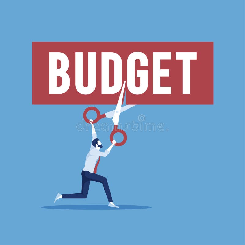 Cutting Budget Vector Concept Stock Vector - Illustration of corporate ...