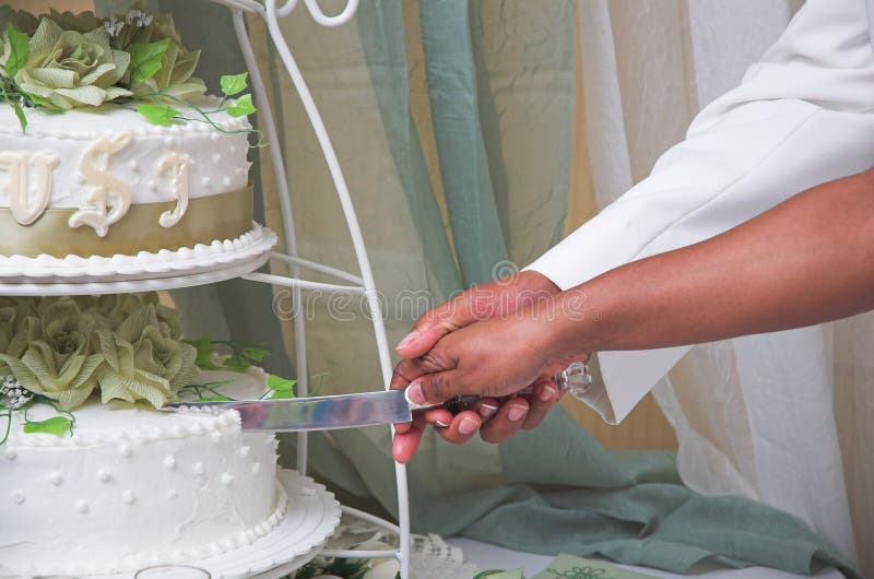 Cutting the Cake stock image. Image of cutting, together - 2319707