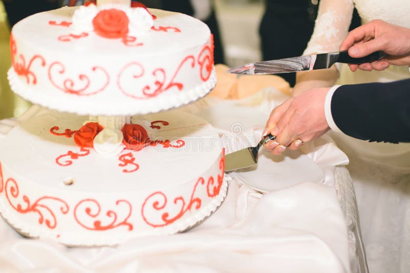 Cutting Cake stock image. Image of couple, knife, married - 63201599