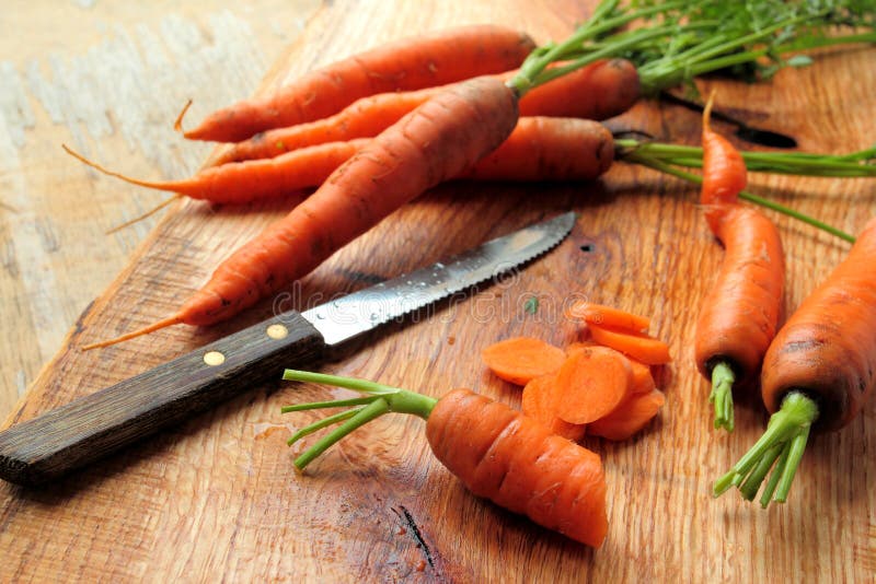 Cutting carrots stock photo. Image of fresh, agriculture - 43538568