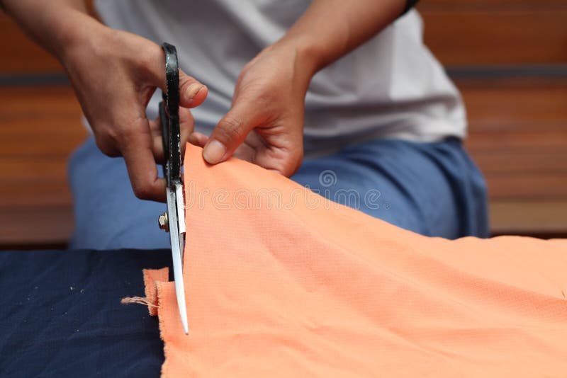 Cutting cloth, version stock image. Image of clean, classic - 111426727