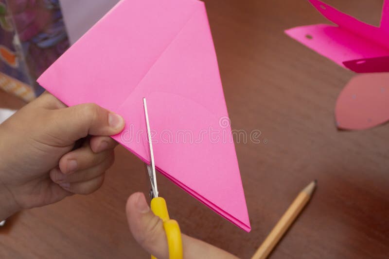 Cutting from Colored Paper. Details of Master Class. Children& X27;s ...