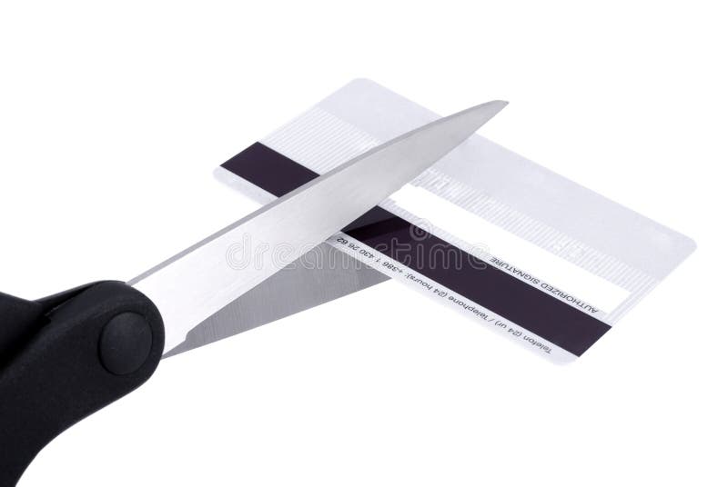 Cutting credit card stock image. Image of blade, crash - 13761805