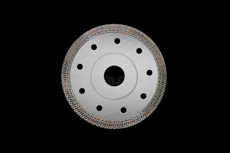 Cutting Disk with Diamonds - Diamond Disc for Concrete Isolated Stock ...