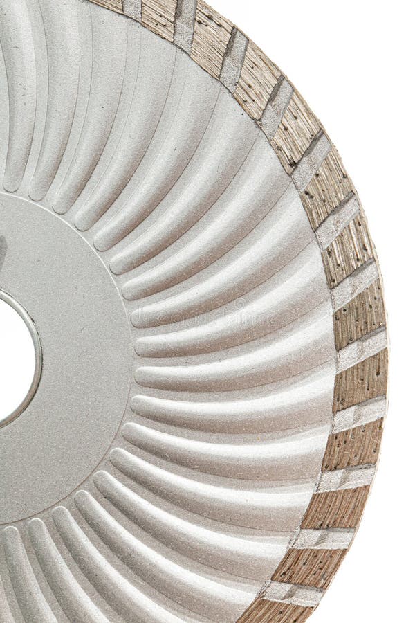 Cutting Disk with Diamonds, Diamond Disc for Concrete, Isolated on ...