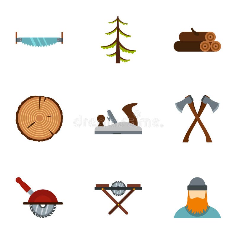 Cutting Down Trees Stock Illustrations – 385 Cutting Down Trees Stock ...
