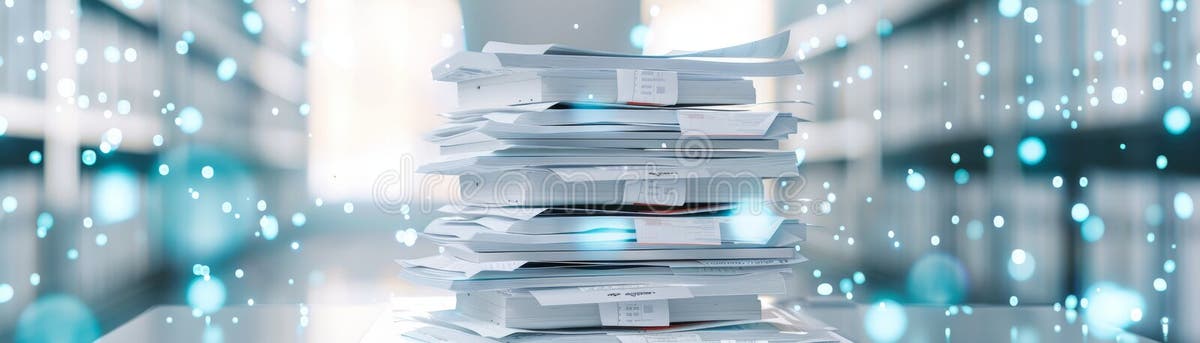 Document Data Extraction Stock Illustrations – 208 Document Data ...