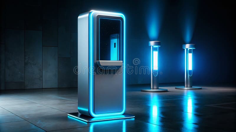 Automated Nighttime Hand Sanitizer and Temperature Check Station for ...