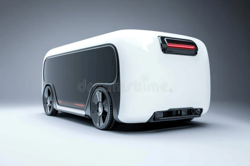 Sleek, Innovative Autonomous Vehicle Design for Urban Mobility Stock ...