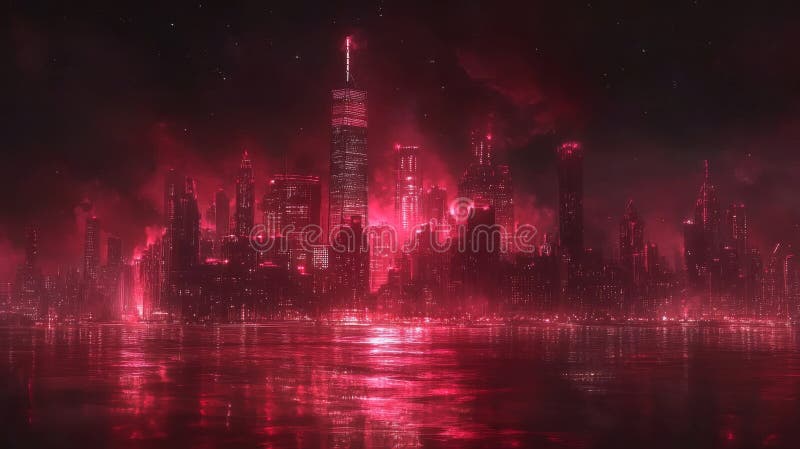 A Cutting-edge Background Showcasing an Abstract Red Digital Data ...