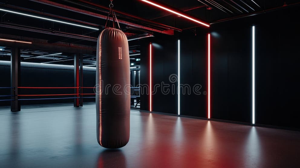 Cutting Edge Boxing Workout Space with Modern Design and Dynamic ...