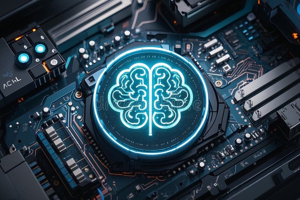 Cutting-Edge Circuitry Illustrating Artificial Intelligence Evolution ...