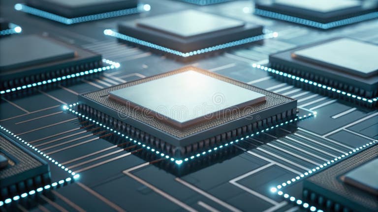 Cutting-edge Computer Chip Showcasing Advanced Cybernetic Architecture Reshaping Legacy ...