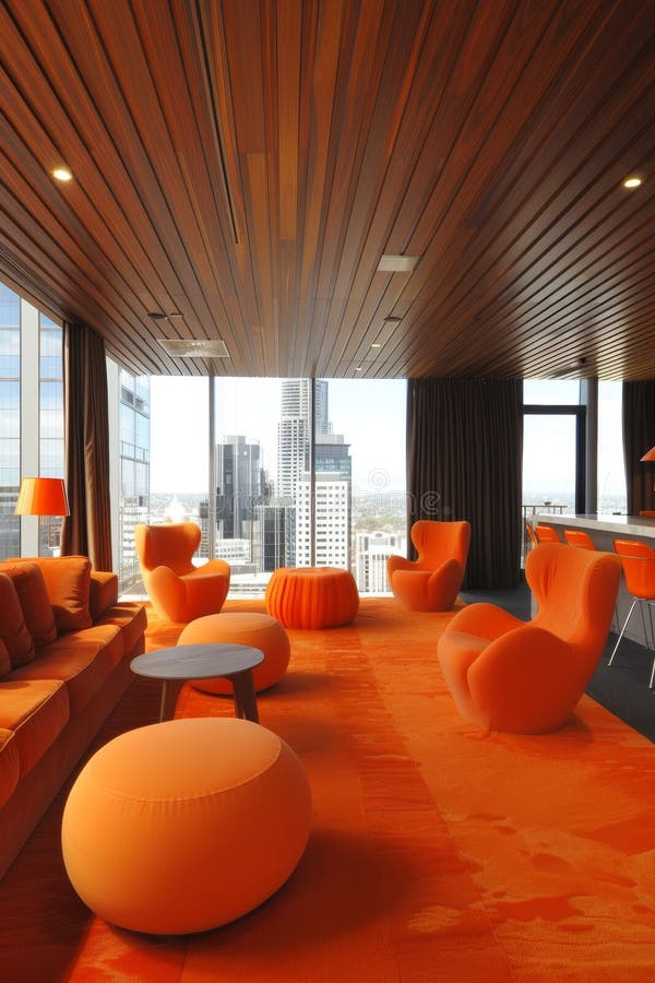 Cutting Edge Conference Room with Advanced Tech and Data Visualizations ...