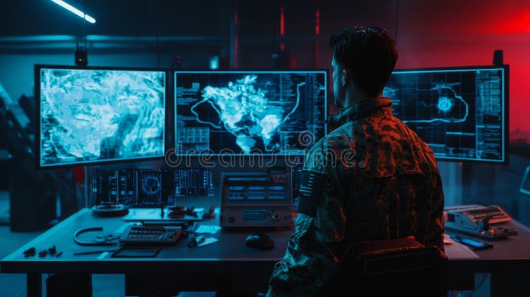 A Cutting-edge Control Center Featuring Quantum Computing Data ...